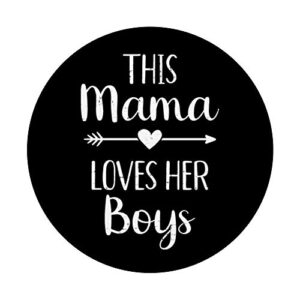 Mom this mama loves her boys PopSockets Swappable PopGrip