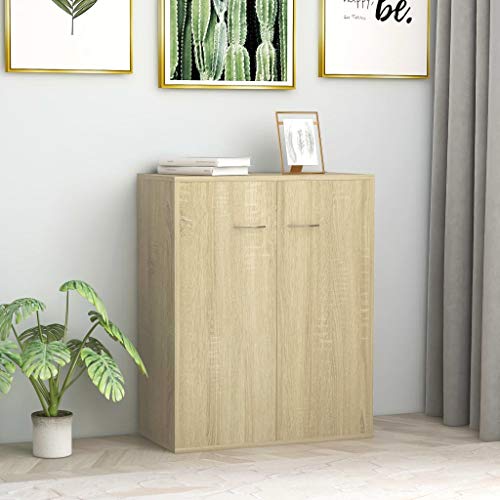 Sideboard, Storage Cabinet, Freestanding Console Table with 2 Doors, Entryway Cupboard for Kitchen Dining Room Living Room Bedroom