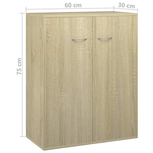 Sideboard, Storage Cabinet, Freestanding Console Table with 2 Doors, Entryway Cupboard for Kitchen Dining Room Living Room Bedroom