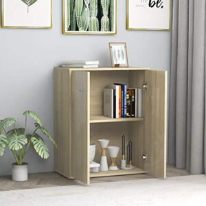 Sideboard, Storage Cabinet, Freestanding Console Table with 2 Doors, Entryway Cupboard for Kitchen Dining Room Living Room Bedroom