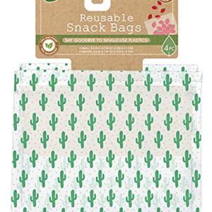 EcoLogical Reusable Snack Storage Bags, Assorted, Printed