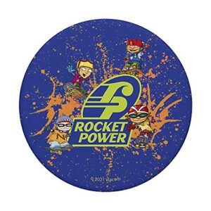 Rocket Power Paint Splatter Logo PopSockets PopGrip: Swappable Grip for Phones & Tablets