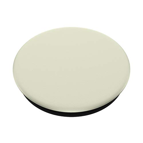 Cream Off-White Minimalist Neutral Matte Solid Color PopSockets PopGrip: Swappable Grip for Phones & Tablets