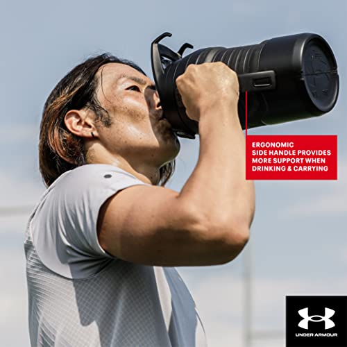 Under Armour Playmaker Sport Jug, Water Bottle with Handle, Foam Insulated & Leak Resistant, 64oz & 32oz