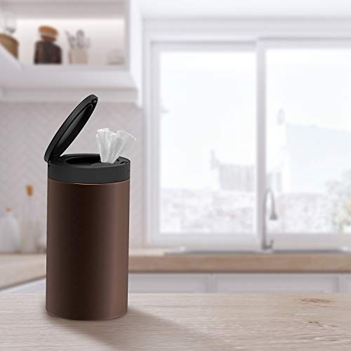 Spectrum Diversified Decorative Refillable Wet Dispenser for Household, Stylish Holder for Cleaning Wipes, Bronze