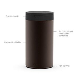 Spectrum Diversified Decorative Refillable Wet Dispenser for Household, Stylish Holder for Cleaning Wipes, Bronze