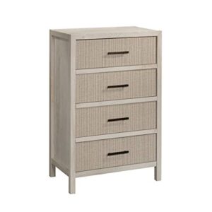 sauder pacific view dresser, l: 28.78" x h: 17.48" x w: 44.213", chalked chestnut finish