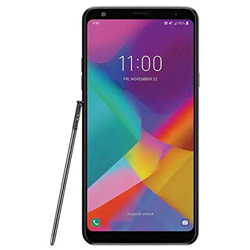 LG Stylo 5+ Plus (32GB, 3GB RAM) 6.2" FHD+, Snapdragon 450, 4G LTE GSM AT&T Unlocked (T-Mobile, Metro) US Warranty LM-Q720AM (Aurora Black) (Renewed)