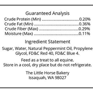 The Little Horse Bakery Sweet Hearts Peppermint Sugar Horse Treats 9 oz.