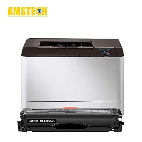 Amstech Compatible Toner Cartridge Replacement for Samsung CLT-504S CLT-K504S K504S Xpress C1860FW C1810W CLX-4195FW CLP-415NW SL-C1860FW SL-C1810FW Printer Ink (Black, 1-Pack)