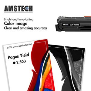 Amstech Compatible Toner Cartridge Replacement for Samsung CLT-504S CLT-K504S K504S Xpress C1860FW C1810W CLX-4195FW CLP-415NW SL-C1860FW SL-C1810FW Printer Ink (Black, 1-Pack)