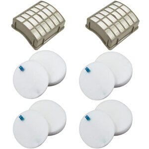 for shark navigator dlx filter nv60 nv70 nv80 replacement filters,nv70 26,nv71,nv90,uv420 nv90 26 nv95 nv80 and nvc80c.4+4 foam filters + 2 hepa filters