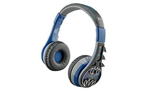 eKids Batman Bluetooth Headphones for Kids, Wireless Headphones with Microphone for Video Call or Zoom Meeting, for Fans of Batman Merchandise and Gifts