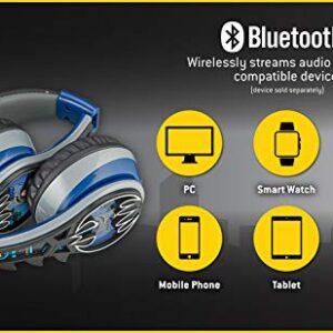 eKids Batman Bluetooth Headphones for Kids, Wireless Headphones with Microphone for Video Call or Zoom Meeting, for Fans of Batman Merchandise and Gifts