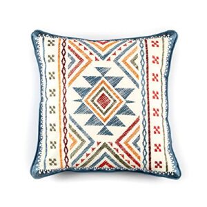 rod's yuma diamond embroidered 18 x 18 pillow