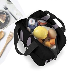 Portable lunch insulated bag lunch bag reusable waterproof portable thermal insulation bag lunch tote lunch box cooler bag with zipper for women/men