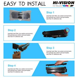 HI-Vision Compatible C4127X Toner Cartridge Replacement for HP 27X 4127X 4127 Work with Laserjet 4000 4000n 4000t 4000tn 4000se 4050 4050n 4050t 4050tn 4050se Printer (1Pack, Black)