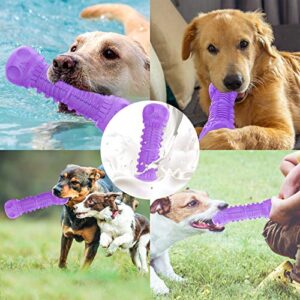 FRLEDM Dog Toys-Dog Toys for Large Dogs Aggressive Chewers,Toughest Natural Rubber Dog Bones Interactive Dog Toys for Dogs-Teeth Cleaning Chews for Large/Medium Breed Dogs