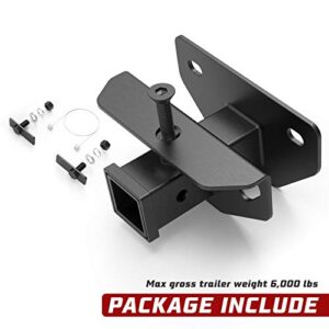 BUNKER INDUST Rear Trailer Hitch Receiver Fit for 2003-2018 Dodge Ram 1500/2003-2013 Ram 2500 3500/2019-2021 Ram 1500 Classic, 2" Inch Class 3 Tow Towing Hitch