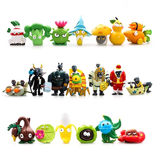 Maylai 20 Piece PVZ 2 Figure Toys Set, Mini PVC Giant Zombies Toys, Great Gifts for Kids and Fans,Birthday and Party