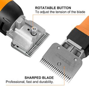 BEETRO Horse Clipper Electric Animal Grooming Kit for Horse Equine Goat Pony Cattle,500W Professional Horse Shears, with an Extra Set of Shearing Blades