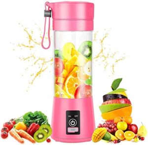 mimill personal blender, portable blenders smoothie mixer usb rechargeable juicer cup with 6 updated blades