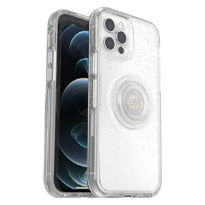 otter + pop symmetry series case clear 12/12 pro stardust pop - clear