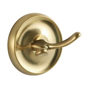 kingston brass ba317bb classic robe hook, brushed brass