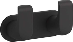 kohler avid double robe hook, matte black