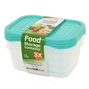 Mintra Home Storage Containers (Teal) - 1.3L