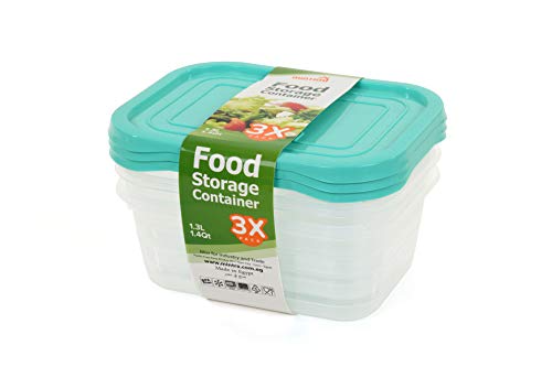 Mintra Home Storage Containers (Teal) - 1.3L