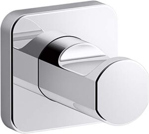 kohler k-23529-cp parallel robe hook, polished chrome