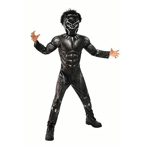 Marvel Rubie's Avengers End Game Black Panther Padded Child Halloween Costume (Small (4-6))