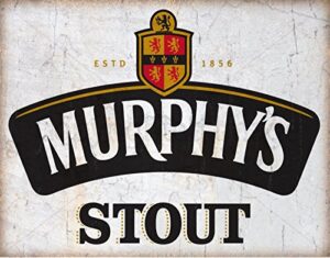 super durable murphy's stout tin signs vintage wall decoration bar cafe kitchen manhole garage home decoration irish stout sign 8x12 inch