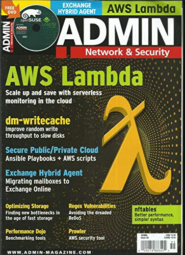 ADMIN NETWORK & SECURITY MAGAZINE, ISSUE, 2020 ISSUE, 55 FREE DVD INCLUDED