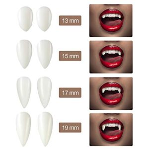 8 Pieces Halloween Vampire Teeth Fangs Vampire Choker Earrings Bracelets Gothic Costume Jewelry for Victorian Vampire Halloween Party, Zombie Cosplay Party Supplies