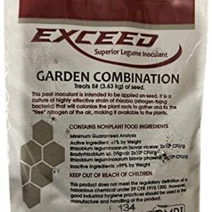 Exceed Pea and Bean Inoculant - Nitrogen for Peas and Beans - Garden Combo - Treats 8 Pounds of Seed - (1.5 OZ)