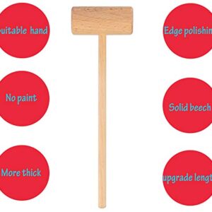 8.26" Wooden Crab Mallets Crab Hammers Lobster Seafood Crackers (32 Pcs)