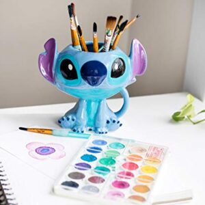 Disney Lilo & Stitch 3D Sculpted Ceramic Coffee Mug | Official Kitchen Accessories | Collectible Drinkware For Home Kitchen Bar Set | Holds 15 Ounces