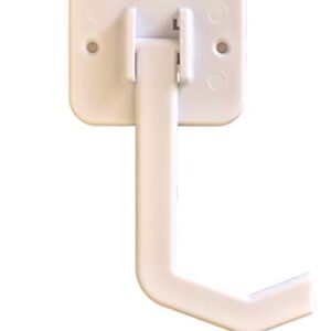 Comfort Axis Under Cabinet Banana Hook Hanger, White, 1 Pack