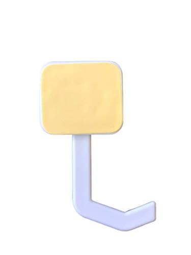 Comfort Axis Under Cabinet Banana Hook Hanger, White, 1 Pack