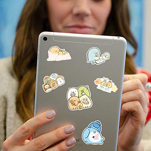 100pcs Cartoon Sticker Cute Cartoon Stickers Vinyl Waterproof Stickers for Kids Teens Adults Laptop Water Bottles Skateboard Birthday Party Supplies