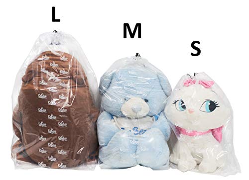 4 pieces of Dust Cover Big Plastic Drawstring Bags Multi-Purpose for Storage and Keeping Luggage, Big Dolls, Blankets, Pillows, Suitcase Good for Household Organizing Reusable (L (79x115 cm))