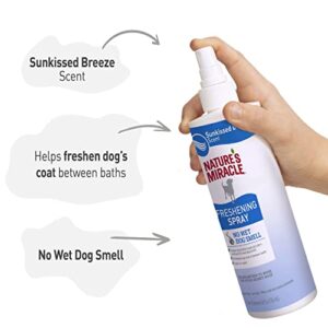 Nature's Miracle Freshening Spray for Dogs Clean Breeze Scent 8 Ounces, Helps Neutralize Pet Odors