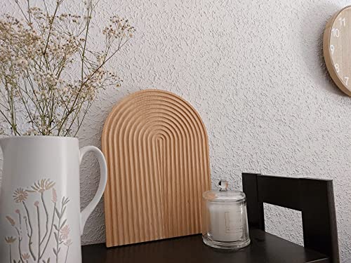 Decorative Wood Charcuterie Board, Wooden Serving Board, Kitchen Shelf Decor (Oval)