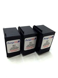 postageink.com 793-5 / sl-798-0 ink cartridge replacement for use with p700, dm100i, dm125i, dm150i, dm175i, dm200l, dm225, pack of 3