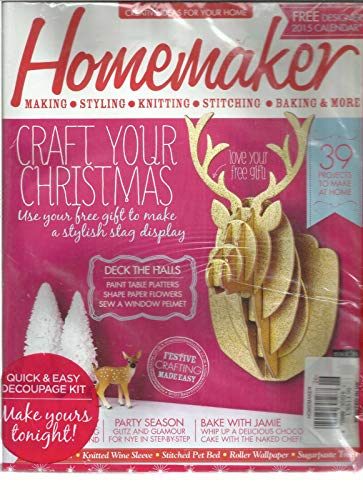 HOMEMAKER, MAKING * INTERIORS * STITCHING * BAKING * KNITTING & MORE ISSUE, 26