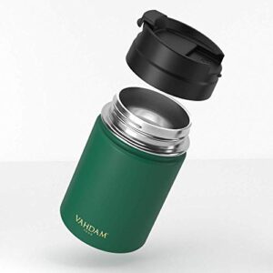 Stainless Steel Tumbler 8.8oz/260ml - Green | Vacuum Insulated, Double Wall, Sweat-proof Sipper Bottle with Lid for Hot and Cold Drinks | Travel Coffee Sports Bottle