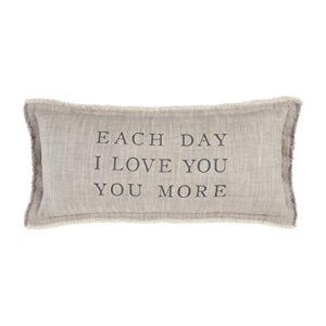 Mud Pie Love Pillows, Each Day