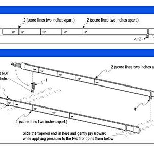 Plastic Gondola Shelf Dividers, Universal Fits All Gondola Shelving from 8" to 16" D, Black, 10 Pack